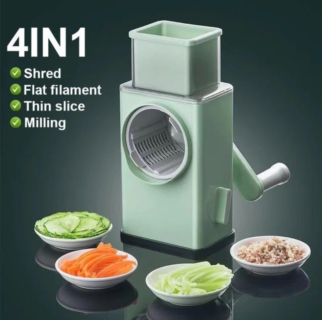 4 In 1 Handheld Electric Vegetable Cutter Chili Slicer - Houz
